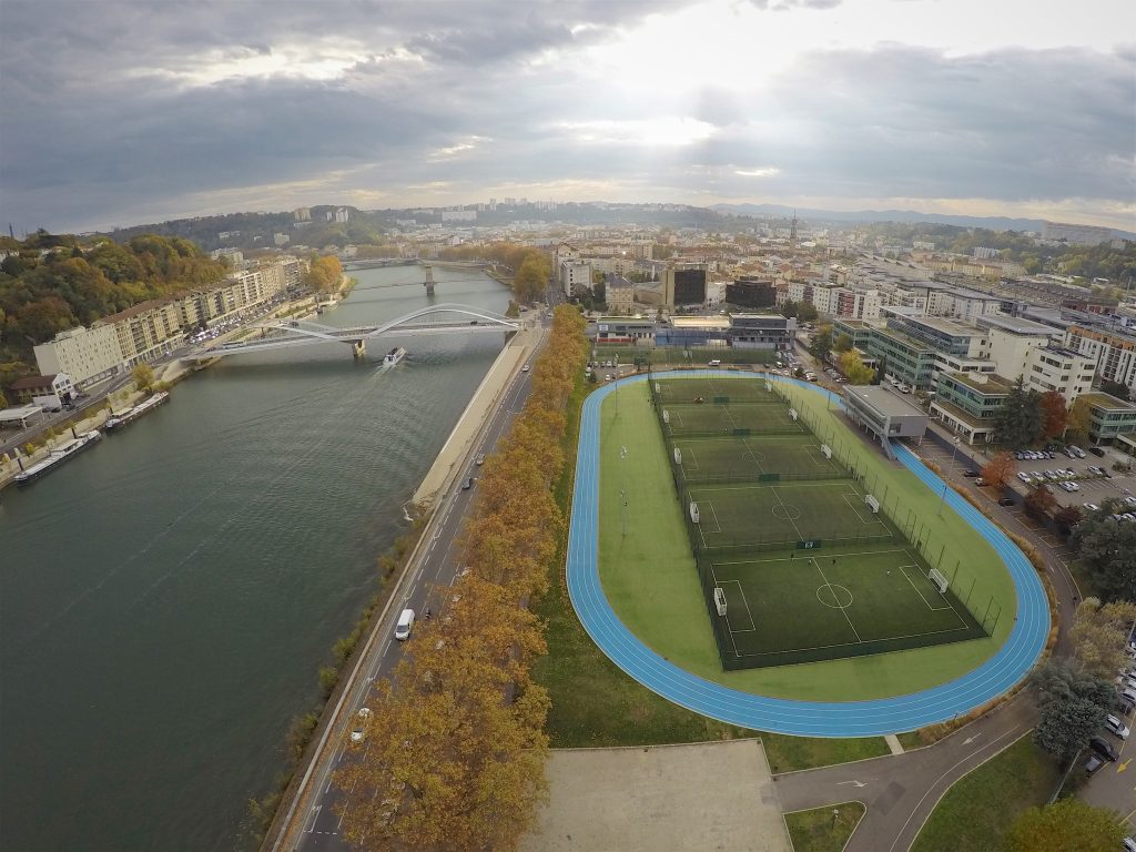 Création des terrains sportifs du Campus SPORT DANS LA VILLE à Lyon (69 ...